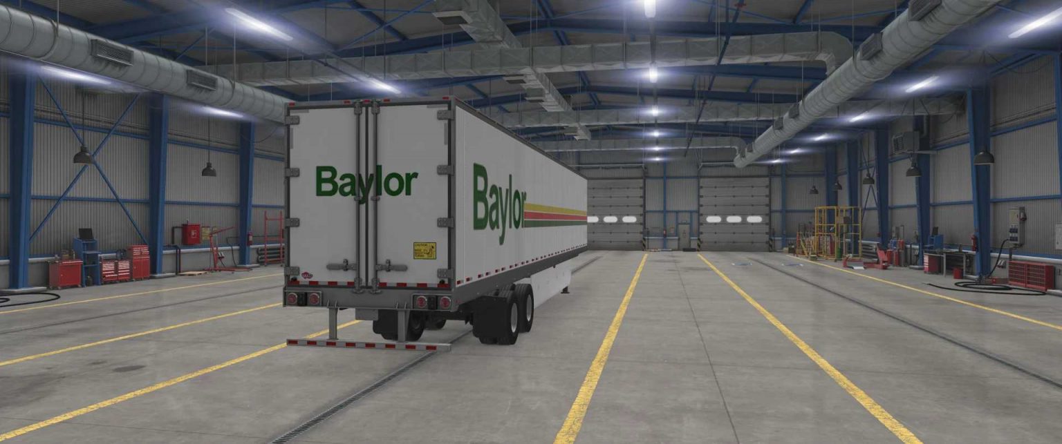 SCS Trailer 53" Baylor Skin 1,46 ATS - ETS2 / ATS Mod