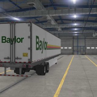 SCS Trailer 53" Baylor Skin 1,46 ATS - ETS2 / ATS Mod