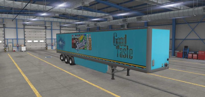 Cascadia Day Cab und Trailer Skin Pack Coca Cola 1,46 ATS - ETS2 / ATS Mod