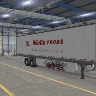 SCS Trailer 53' Winco Foods Haut 1,46 ATS - ETS2 / ATS Mod