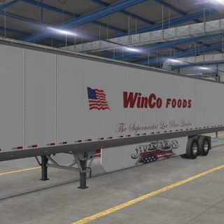 SCS Trailer 53' Winco Foods Haut 1,46 ATS - ETS2 / ATS Mod