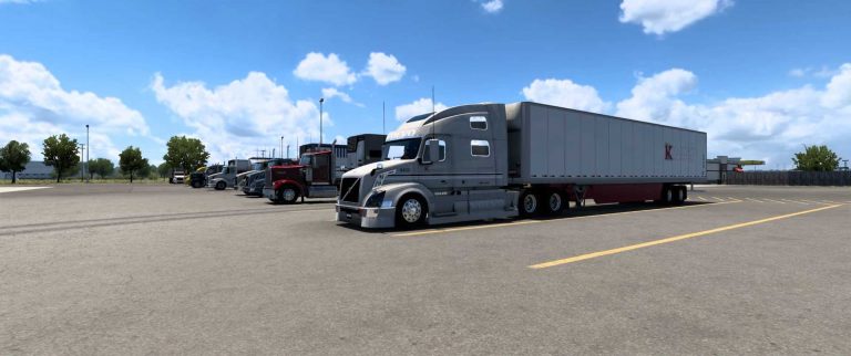 SCS Volvo 780 Skin Knight Transport 1,46 ATS - ETS2 / ATS Mod