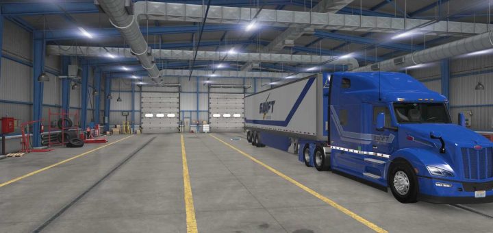 TSA Drop Deck Trailer Skins Pack v1.3 ATS des Paten - ETS2 / ATS Mod