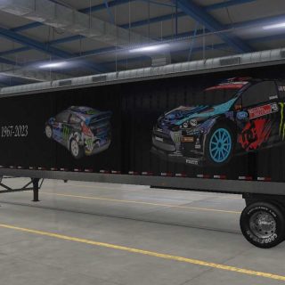 Ken Block Tribute Trailer Pack v1.0 ATS - ETS2 / ATS Mod