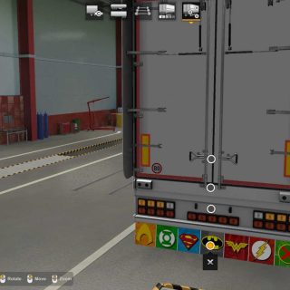 Marvel Cosmic Trailer Mudflaps 1.46 ETS2 - ETS2 / ATS Mod