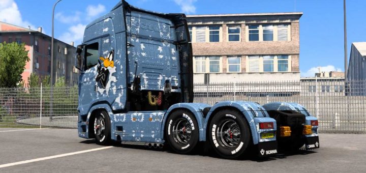 Scania FreD Orjan Hass Skin 1.45 ETS2 - ETS2 / ATS Mod
