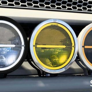 Strands Ambassador 9″ LED-Fahrlicht v1.1 ETS2 - ETS2 / ATS Mod