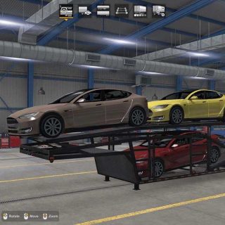 Besitzbarer SCS Car-Hauler v1.0 ATS - ETS2 / ATS Mod