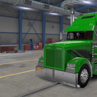 Freightliner XL Jon-Ruda und 53 Trailer Skin 1.46 ATS - ETS2 / ATS Mod