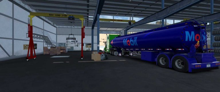 Jon Ruda Tanker Mobil Skin 1,46 ATS - ETS2 / ATS Mod