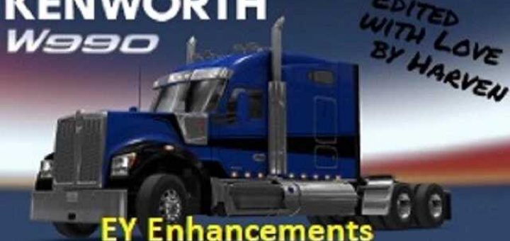 Kenworth W900L Chrome Shop v1.3 1,49 ATS - ETS2 / ATS Mod