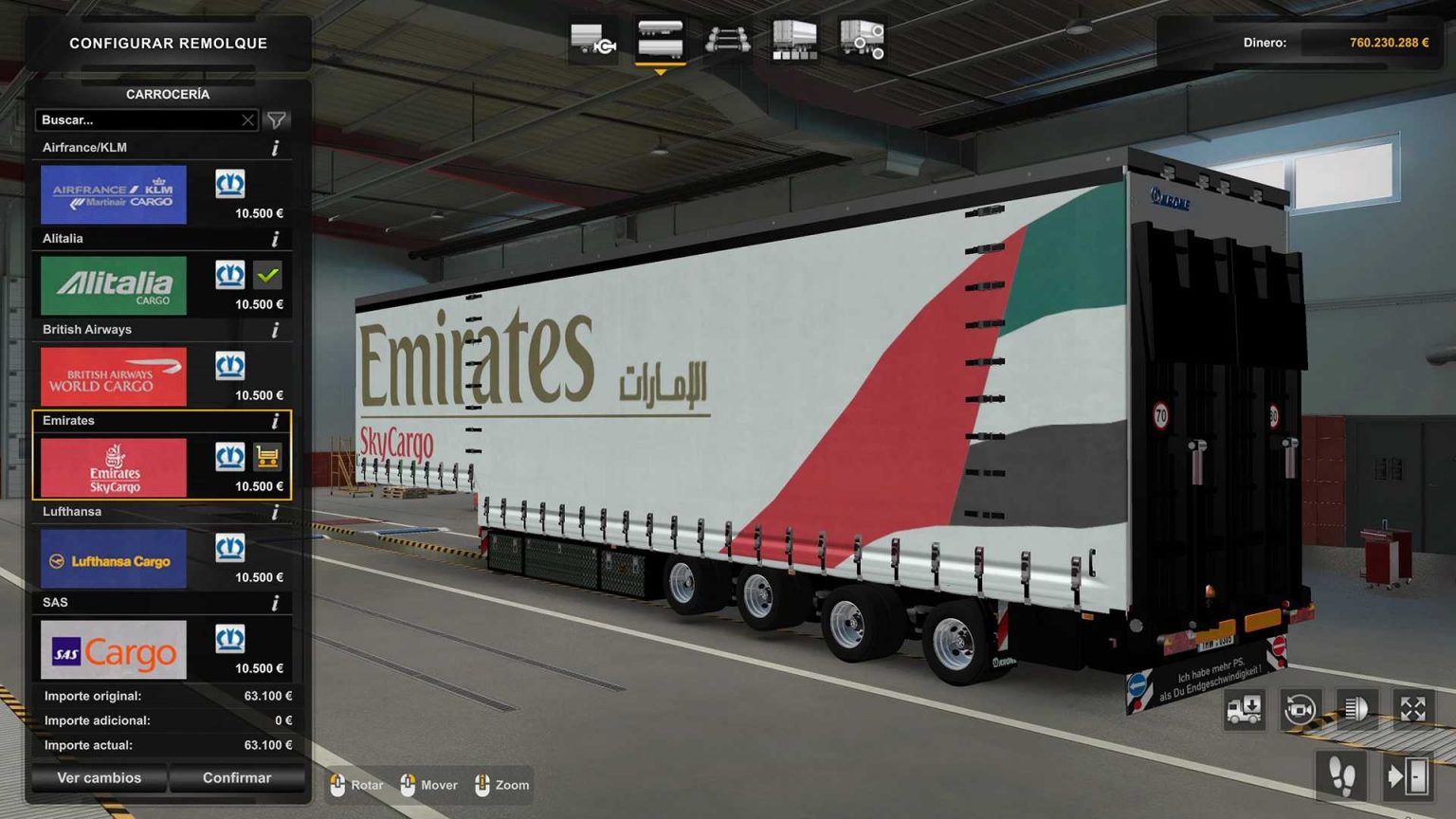 Krone JUMBO TRAILER UPDATE 1.46.x ETS2 - ETS2 / ATS Mod
