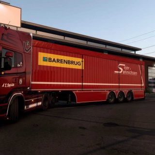 SEJER & SOENNICHSEN MÄHBODENTRAILER SKIN 1.46 v2.0 ETS2 - ETS2 / ATS Mod