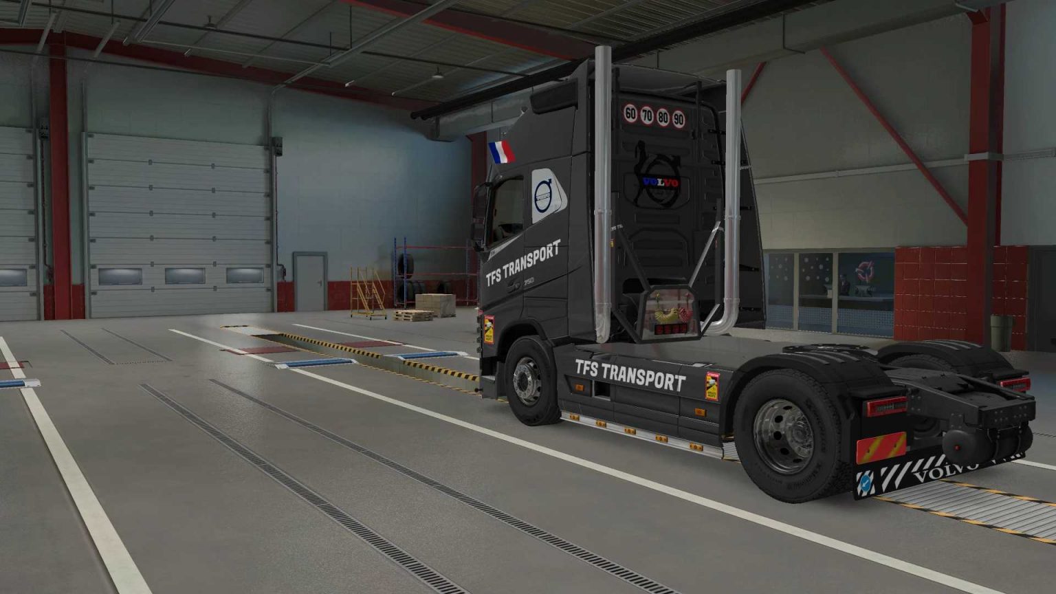 TFS TRANSPORTSKIN FÜR VOLVO FH2012 1.46 ETS2 - ETS2 / ATS Mod