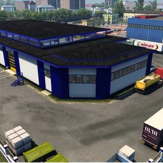 BIG GARAGE SKIN COMPANY BLUE TM Global Transport von Maury79 1.47 ETS2 ...
