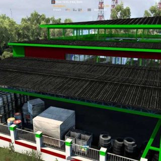BIG GARAGE TML von maury79 1.47 ETS2 - ETS2 / ATS Mod