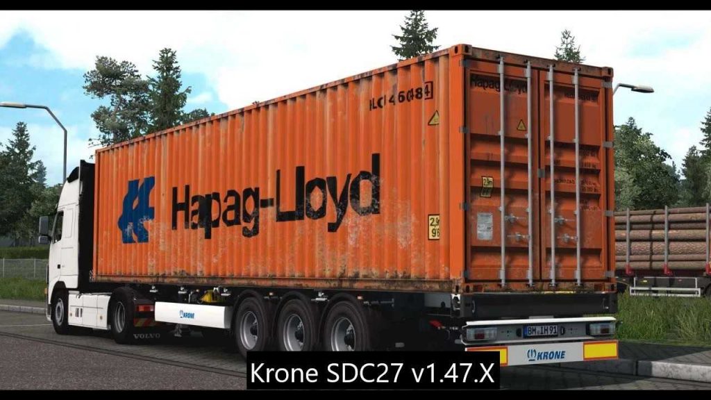 Krone SDC27 Ownerable Trailer v1.47 ETS2 - ETS2 / ATS Mod