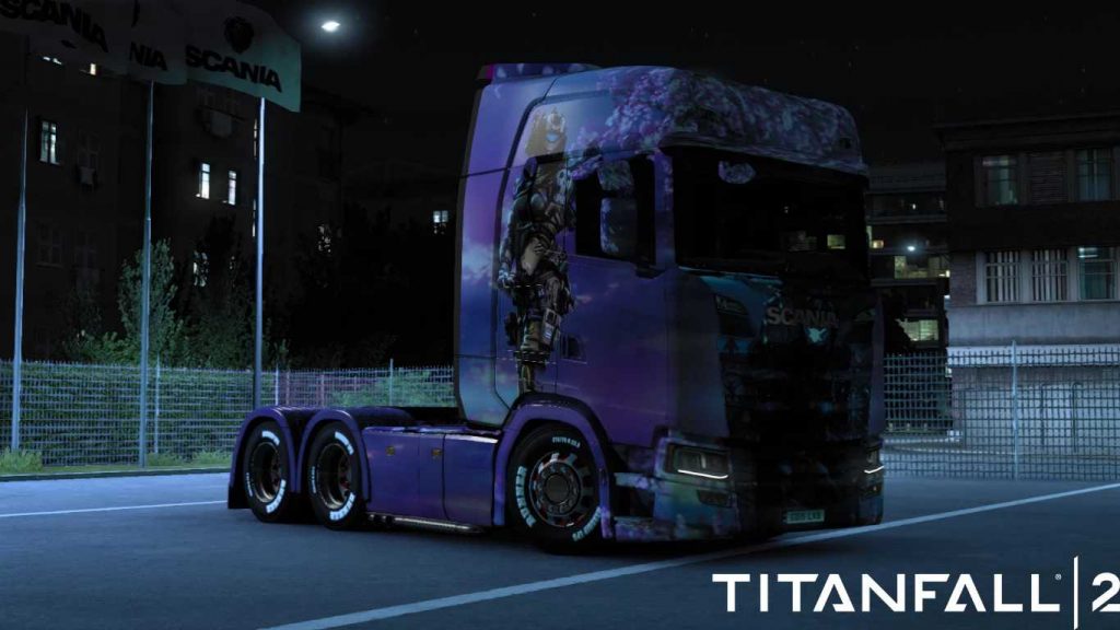 Scania Titanfall 2 Frauenhaut 1.47 ETS2 - ETS2 / ATS Mod