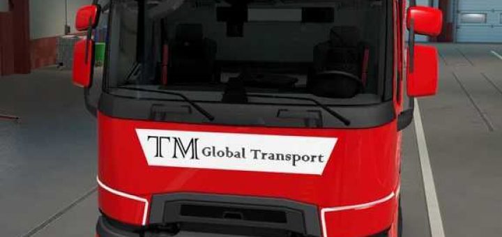 SKIN TFS TRANSPORT FÜR RENAULT UND ANHÄNGER 1.46 ETS2 - ETS2 / ATS Mod