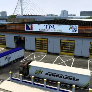 Haut BIG GARAGE TM Logistik Italien ETS2 - ETS2 / ATS Mod