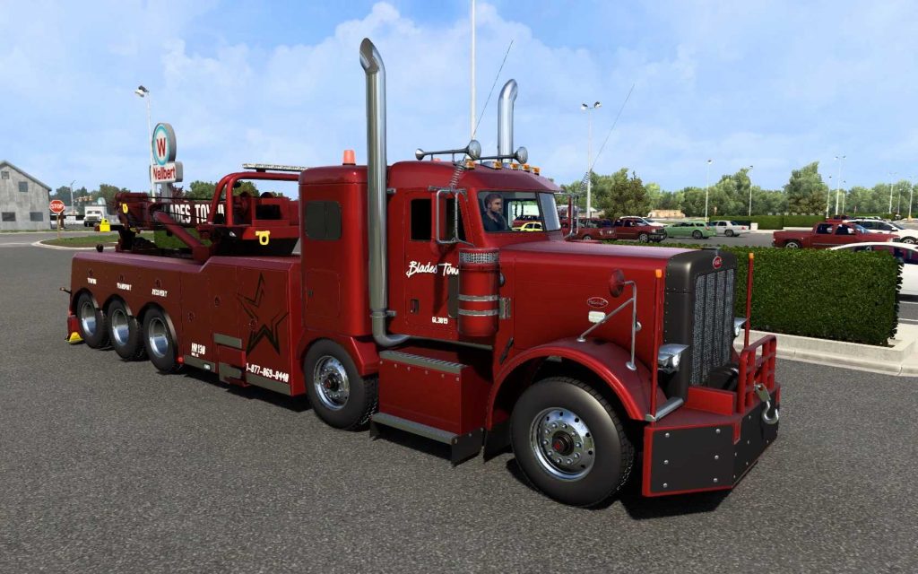 Peterbilt 388 Wrecker + Wrecker-Anhänger (SMRS Re-Work) für 1,47+ ATS ...