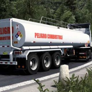 Anhänger Cisterna de Combustible v1.47 ETS2 - ETS2 / ATS Mod