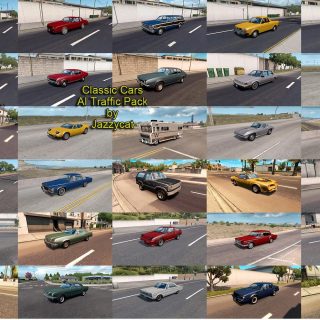 Classic Cars AI Traffic Pack von Jazzycat v8.7 ATS - ETS2 / ATS Mod