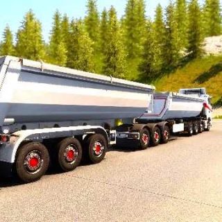 Dumper B-Double 1.47 ETS2 - ETS2 / ATS Mod