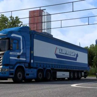 Scania Mainfreight Combo Skinpack v1.0 ETS2 - ETS2 / ATS Mod