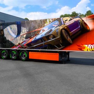 Hot Wheels Trailer Skin Pack 1.47 ETS2 - ETS2 / ATS Mod