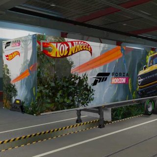 Hot Wheels Trailer Skin Pack 1.47 ETS2 - ETS2 / ATS Mod