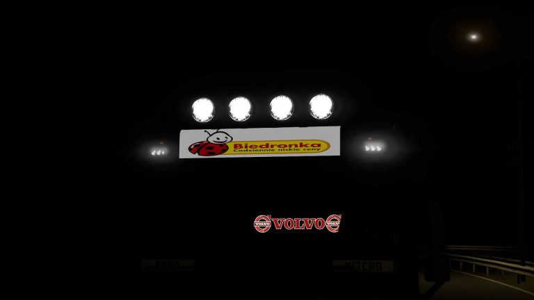 LIGHTBOX BIEDRONKA VOLVO FH 2022 SANAX 1.0 1.47 ETS2 - ETS2 / ATS Mod