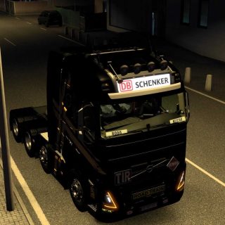 LIGHTBOX DB SCHENKER VOLVO FH 2022 SANAX 1.0 1.47 ETS2 - ETS2 / ATS Mod
