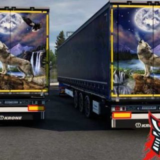 Truck & Trailer Wolf Skin 1.47 ETS2 - ETS2 / ATS Mod