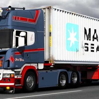 Weeda D-Tec Containeranhänger 1.47 ETS2 - ETS2 / ATS Mod