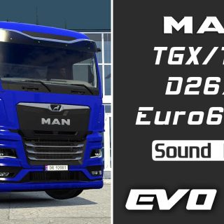 2020 MAN TGX (TG3) 510 D2676 Sound Pack v1.0 1.48 ETS2 - ETS2 / ATS Mod