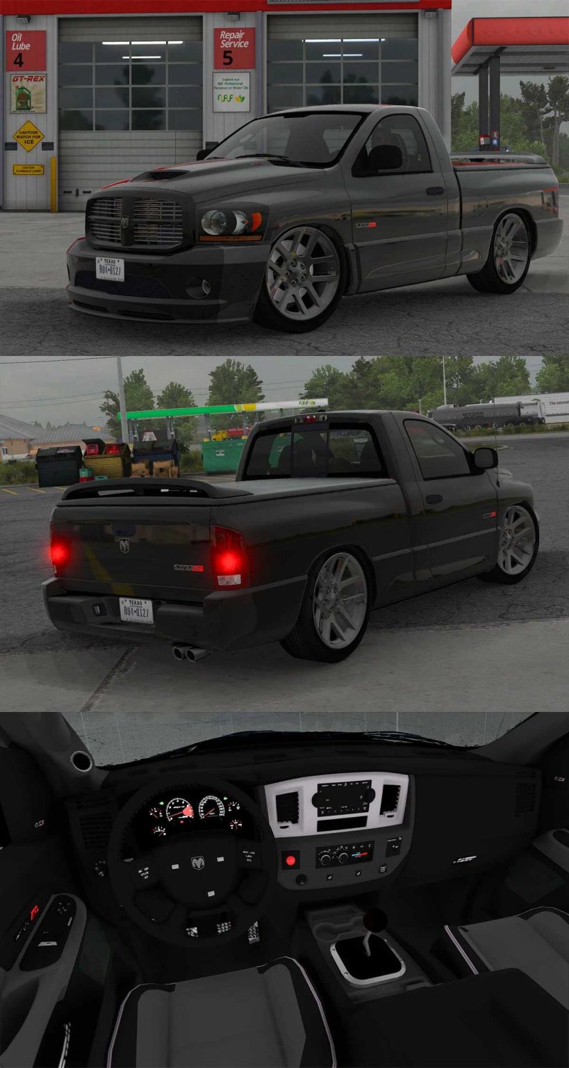 Dodge Ram SRT-10 2006 v3.5 1.48 ATS - ETS2 / ATS Mod