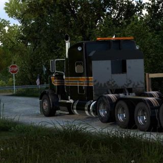 Pinga 389 mit Digital Dash v1.48 ATS - ETS2 / ATS Mod