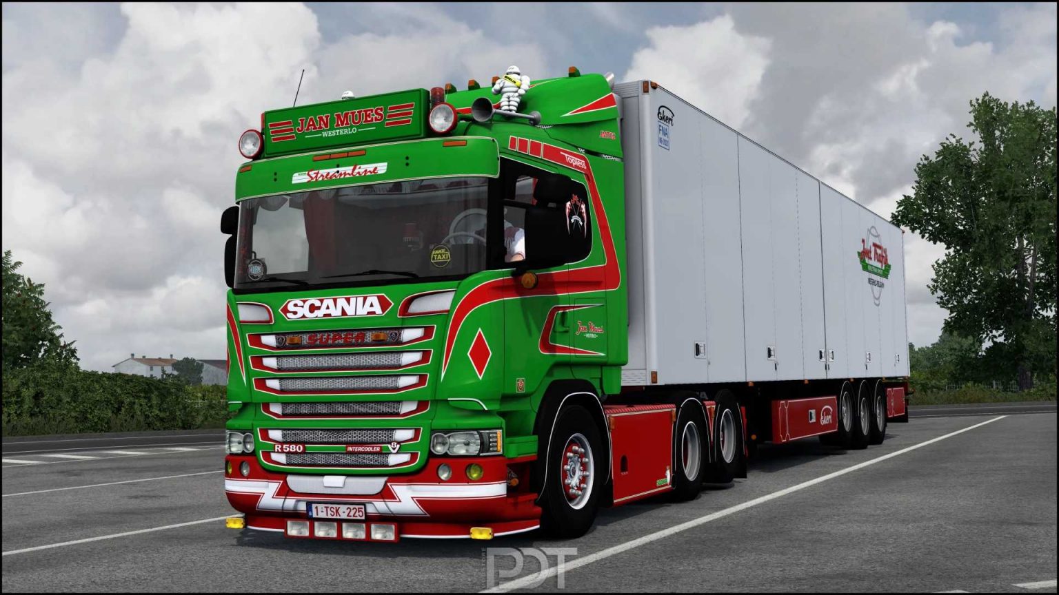 Scania R580 + Anhänger Jan Mues 1.47 ETS2 - ETS2 / ATS Mod