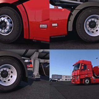 SCS Wheels Rework v1.0 1.47 ETS2 - ETS2 / ATS Mod