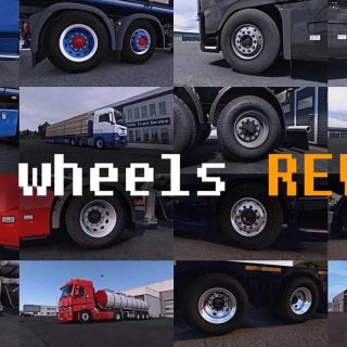 SCS Wheels Rework v1.0 1.47 ETS2 - ETS2 / ATS Mod