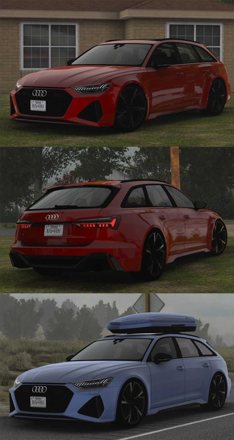 Audi RS6 Avant C8 2020 v1.0 – 1,48 ATS - ETS2 / ATS Mod