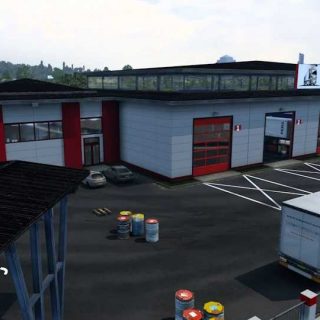 BIG GARAGE ASV Logistica Skin 1.48 ETS2 - ETS2 / ATS Mod