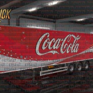 Coca-Cola-Trailer im Besitz 1.48 ETS2 - ETS2 / ATS Mod
