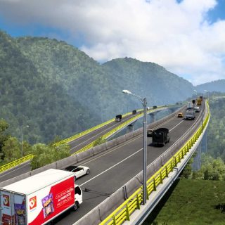 Kolumbien Real Map Demo, offiziell 1,48 ATS - ETS2 / ATS Mod