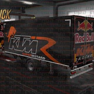KTM Racing Trailer im Besitz 1.48 ETS2 - ETS2 / ATS Mod