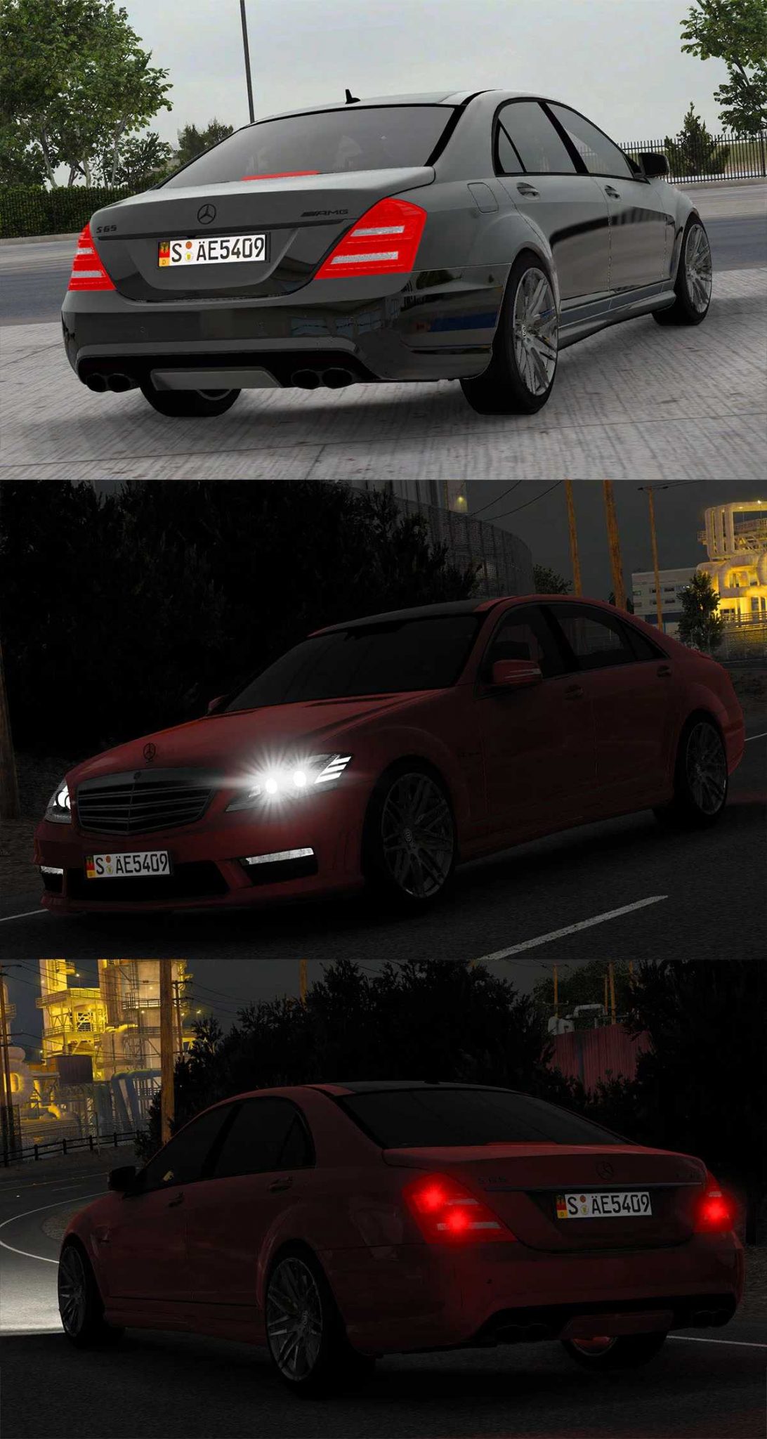 Mercedes-Benz W221 2012 S65 AMG v3.5 1.48 ATS - ETS2 / ATS Mod