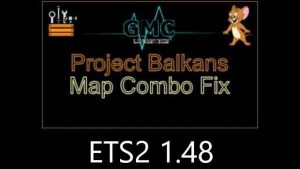 Projekt Balkan Map Combo Fix v1.0 1.48 ETS2 - ETS2 / ATS Mod