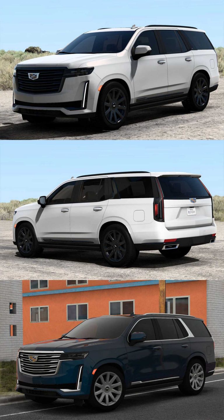 Cadillac Escalade 2021 v1.0 – 1,48 ATS - ETS2 / ATS Mod