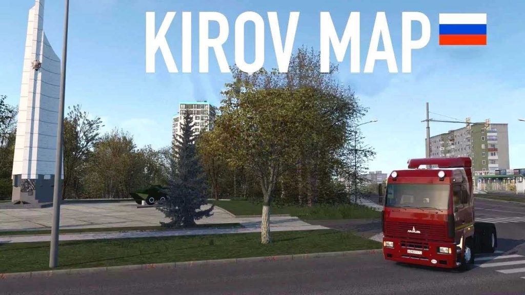 Kirow-Karte 1.48 ETS2 - ETS2 / ATS Mod